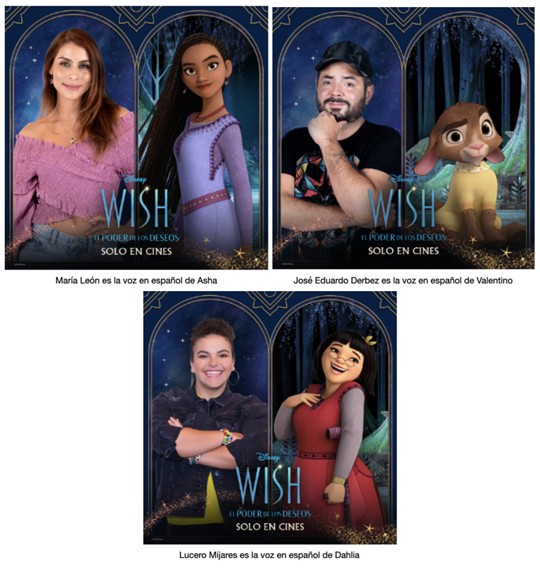 Estrellas mexicanas harán doblaje para Wish - Mundo Querétaro